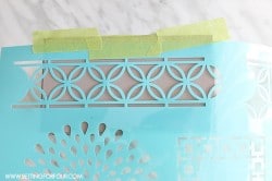 Painted Storage Box Craft with Stencil - Setting For Four Interiors