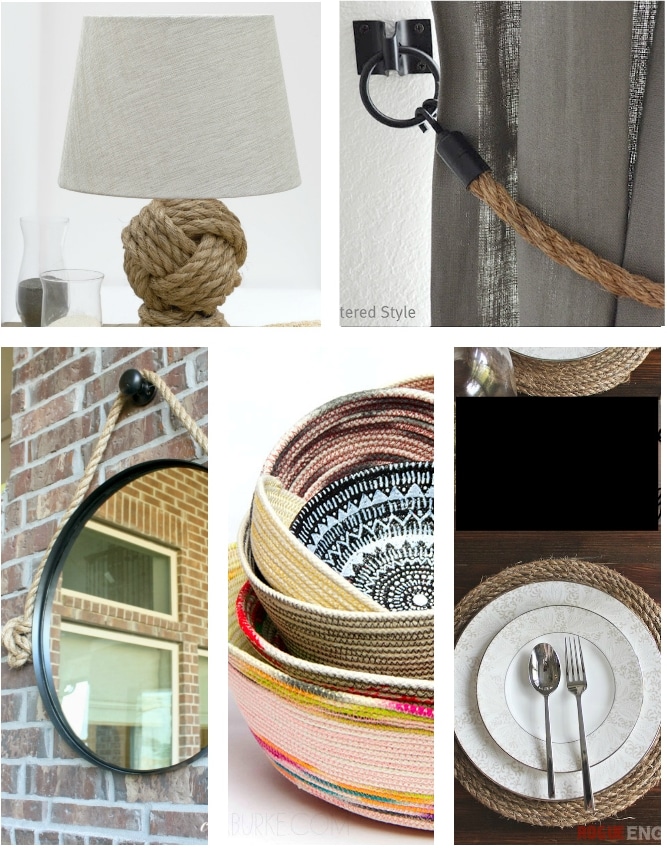 5 DIY Rope Projects You'll Want to Make Now! - Setting For Four Interiors