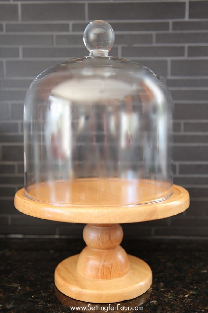 Easy, Affordable DIY Glass Cloche - Setting For Four Interiors