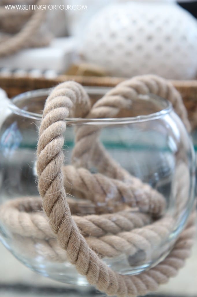 DIY Rope Decor - Setting For Four Interiors