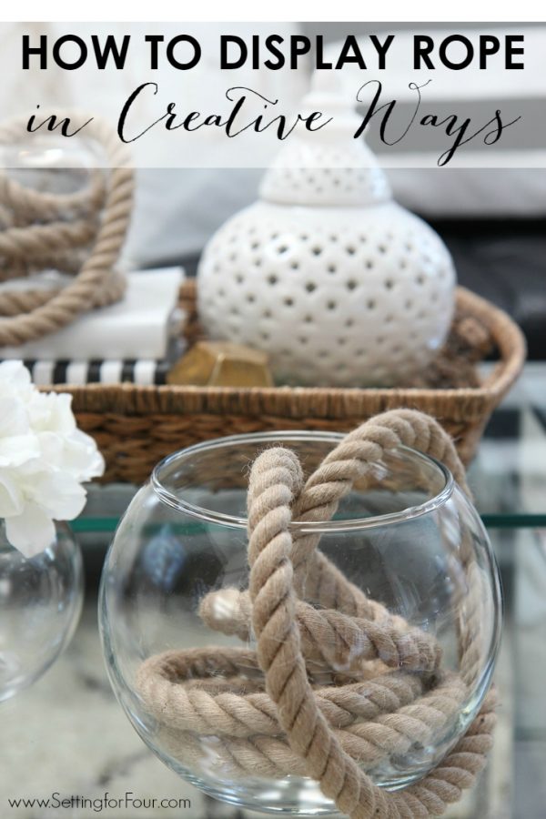 DIY Rope Decor - Setting For Four Interiors