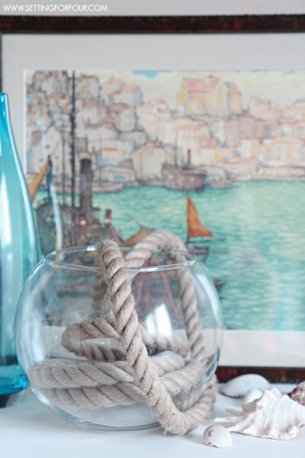 DIY Rope Decor - Setting For Four Interiors