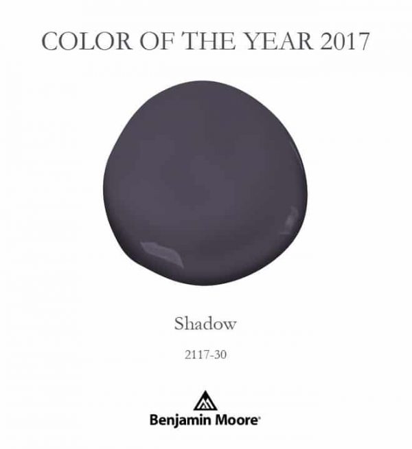Benjamin Moore Shadow: Color of the Year 2017 - Setting For Four Interiors