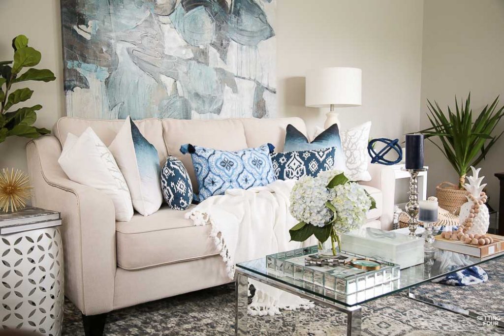 Decorating with Indigo Blue, Black and Gray : Shades of Summer Home ...