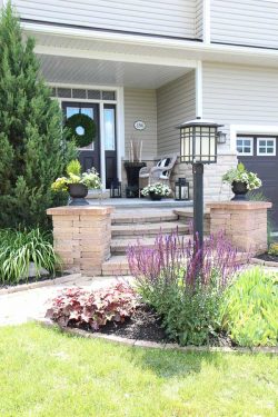 Landscaping Around A Lamp Post - Setting For Four Interiors