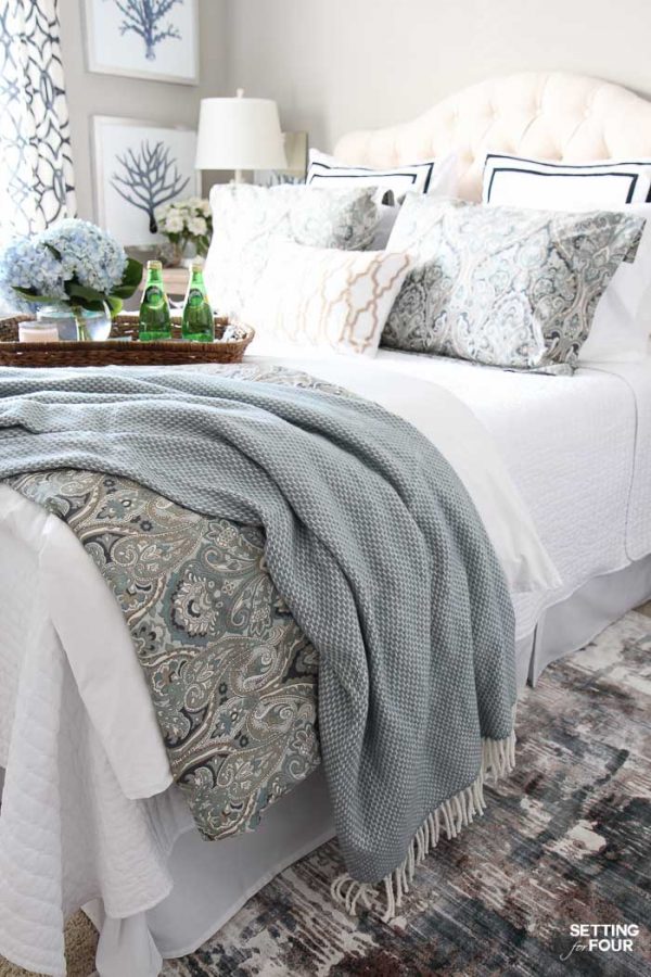 Cozy Guest Bedroom Must Haves Your Company Will Love - Setting For Four ...