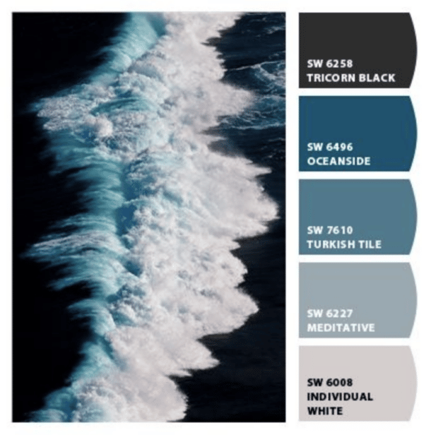 Sherwin Williams Oceanside: Color Of The Year 2018 - Setting For Four ...