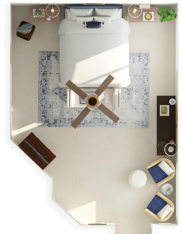 9 Gorgeous Master Bedroom Design Ideas With Virtual 3D Design - Setting ...