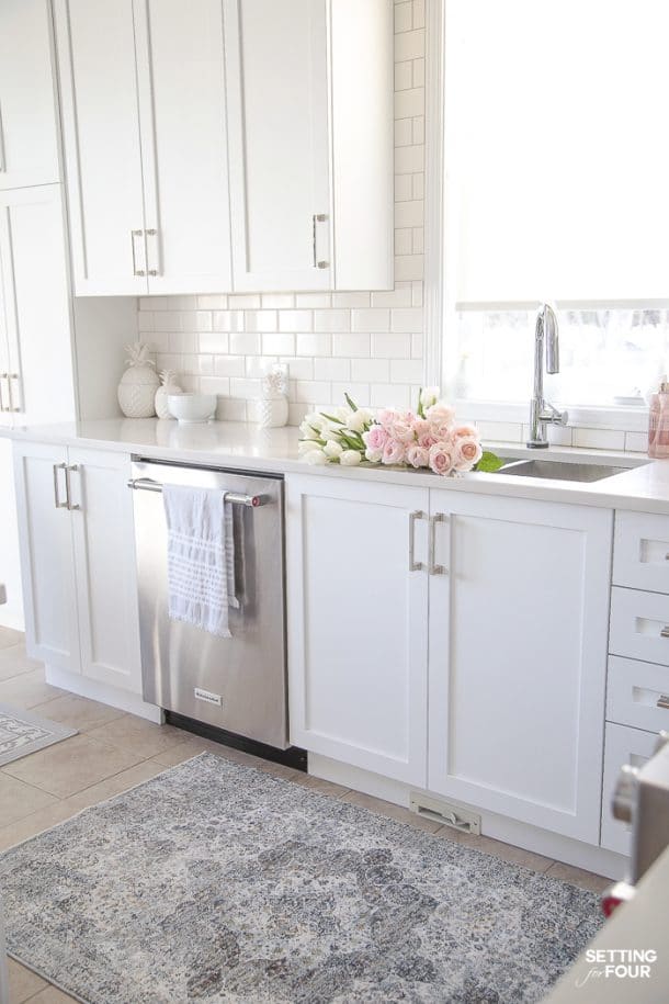 Light and Bright Spring Kitchen Decor Ideas - Setting For Four Interiors