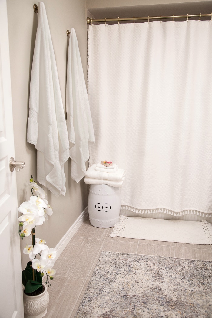 Easy Spring Bathroom Refresh & Bath Towel Giveaway! - Setting For Four ...