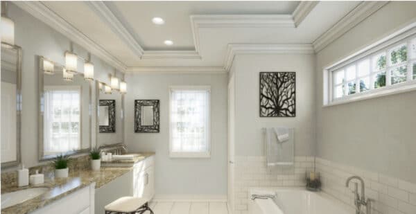 Sherwin Williams Reflection - Gray Paint Color - Setting For Four Interiors