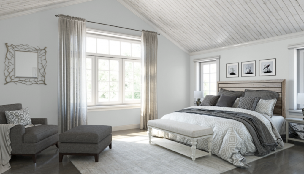 Sherwin Williams Reflection - Gray Paint Color - Setting For Four Interiors