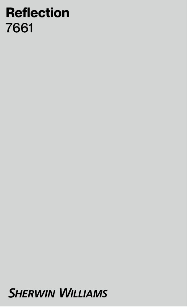 Sherwin Williams Reflection - Gray Paint Color - Setting For Four Interiors