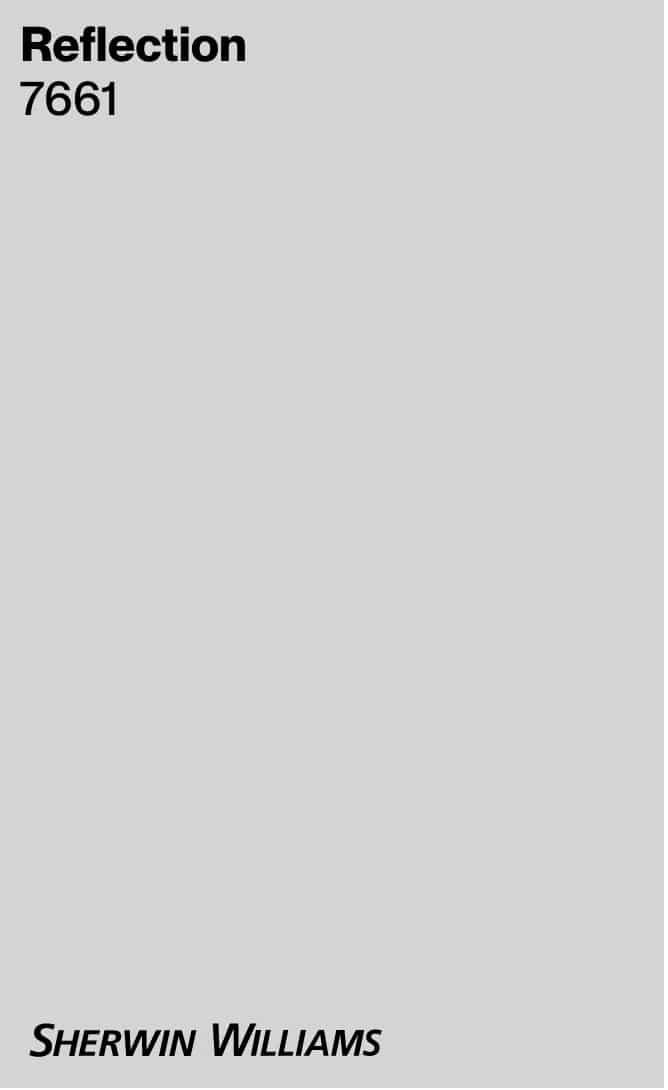 Sherwin Williams Reflection - Gray Paint Color - Setting For Four Interiors