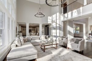 How To Arrange Furniture With An Open Concept Floor Plan - Setting For ...