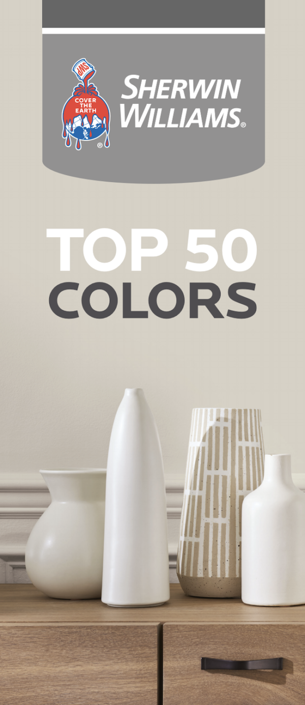 Top 50 Bestselling Paint Colors At Sherwin Williams - Setting For Four ...