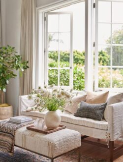 How To Arrange Furniture In A Long Living Room - Setting for Four