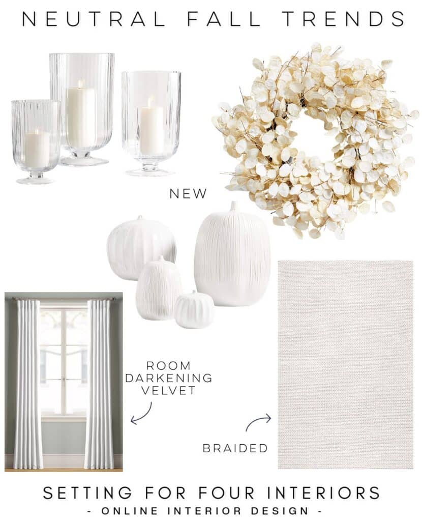 Neutral Fall Home Trends - Setting For Four Interiors