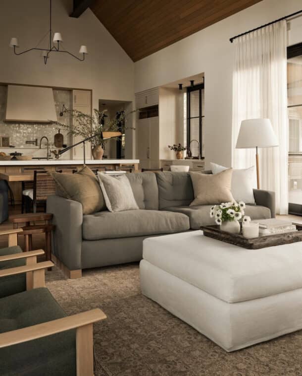 How To Arrange Furniture With An Open Concept Floor Plan - Setting For ...