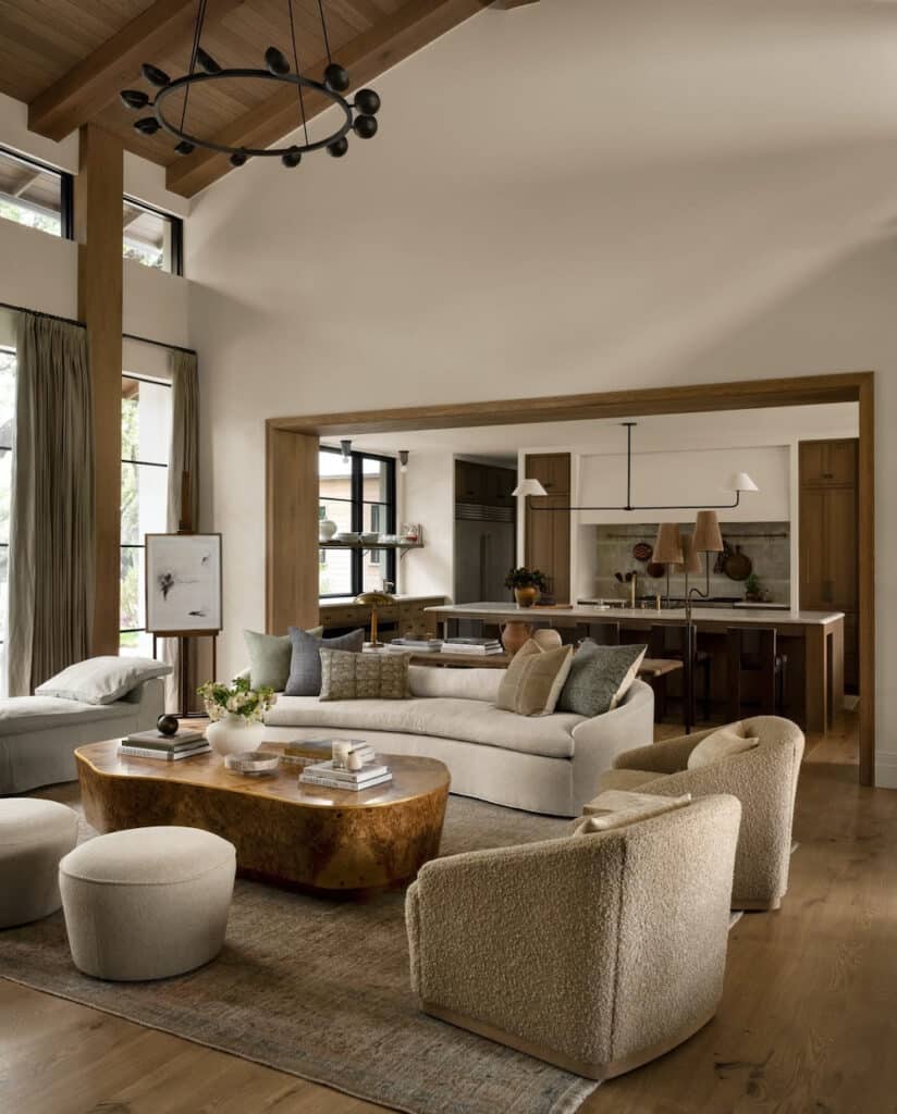 How To Arrange Furniture With An Open Concept Floor Plan - Setting For ...