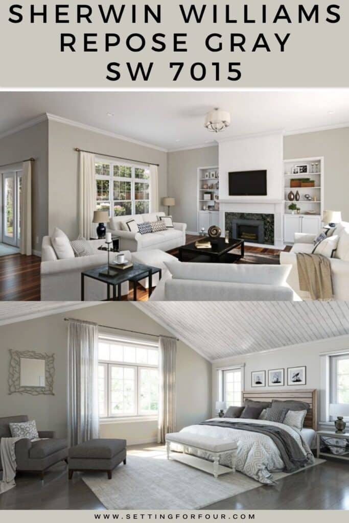 Repose Gray – Undertones & Coordinating Colors - Setting For Four Interiors