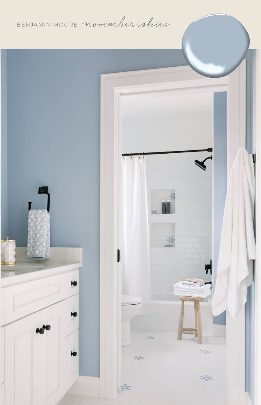 5 Sophisticated and Serene Blue Paint Colors - Setting For Four Interiors