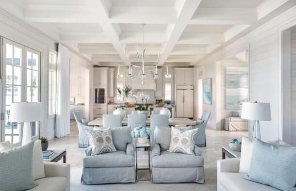 How To Arrange Furniture In A Rectangular Living Room - Setting For ...