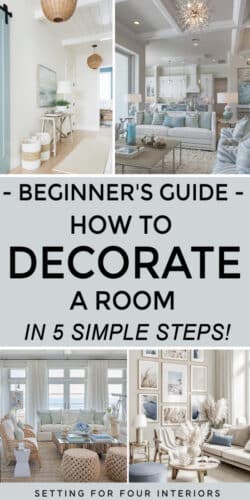 How To Decorate A Room In 5 Simple Steps - Setting For Four Interiors
