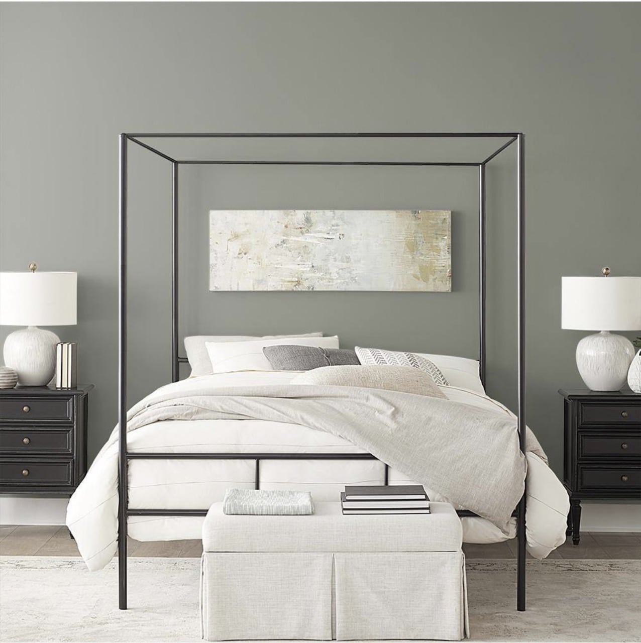 Beautiful Whole House Green Color Palette - Setting For Four Interiors
